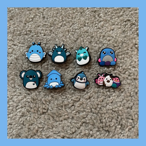 CROCS | Other | Newblue Color Variety Of Squishmallow Croc Charms ...